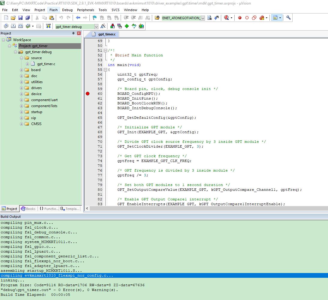 Solved: No Algorithm found for: 00000000H - 00003013H - NXP Community