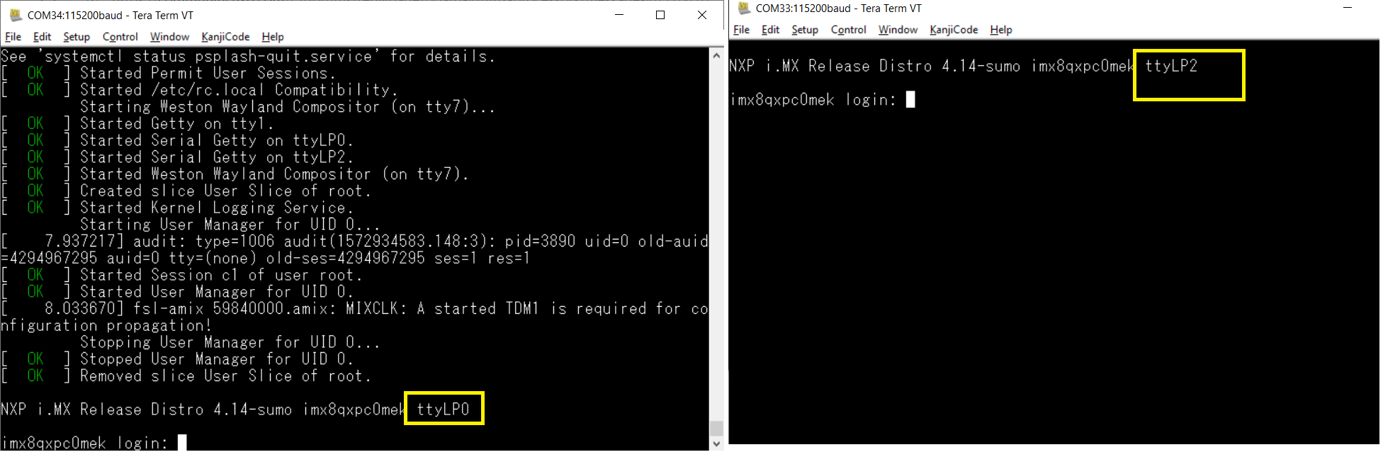 How to check rs232 port in imx8-8x baseboard in imx8qxp-mek - NXP Community