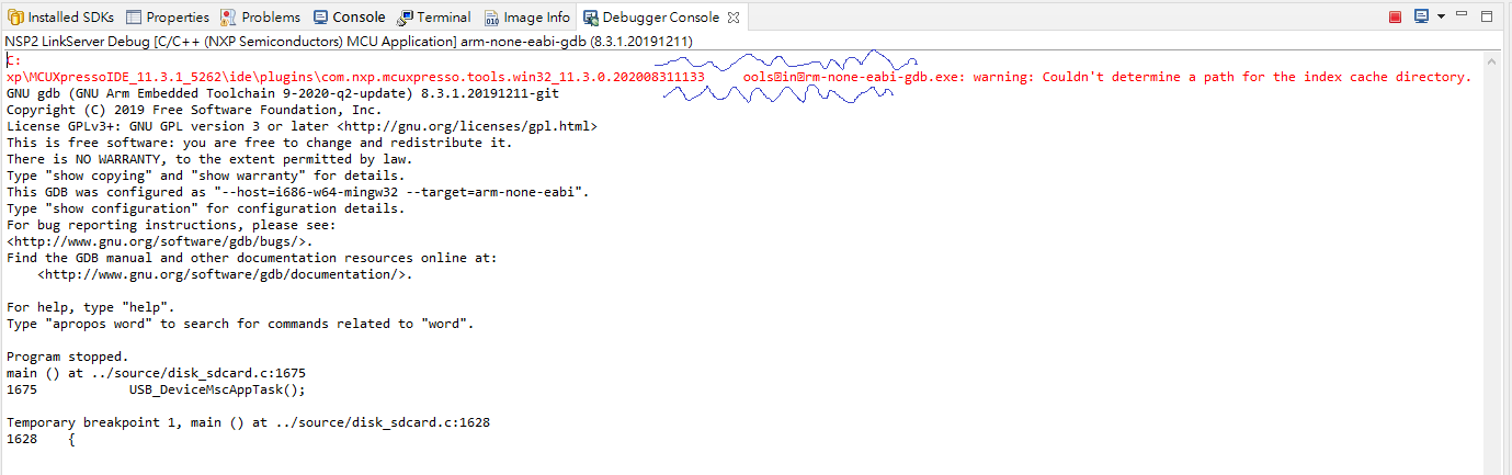 USB no response when debugging in MCUXpresso IDE v11.3.1 - NXP Community