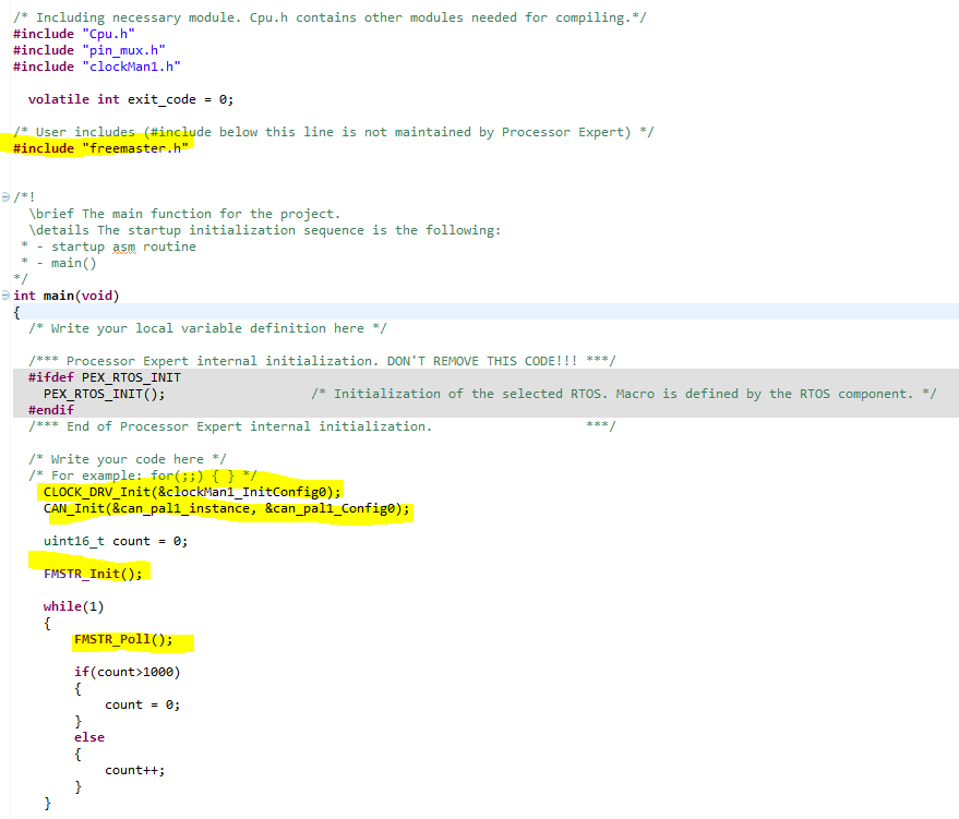 Solved: How to config Freemaster over CAN bus? - NXP Community