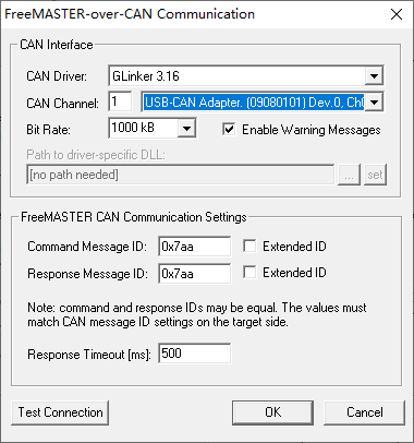 Solved: How to config Freemaster over CAN bus? - NXP Community