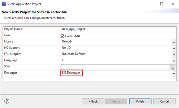 Howto Add A New Debugger Configuration To An Existing Project Nxp