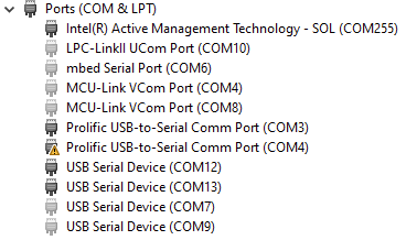 Setting MCU-Link COM Port configuration - NXP Community