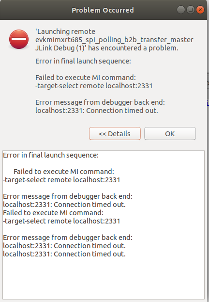 Remote debug in MCUXpresso. - NXP Community