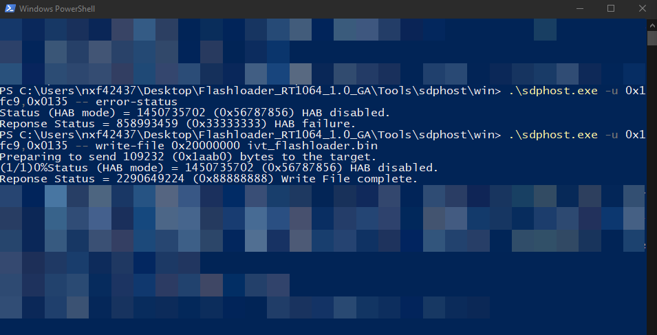 Solved: iMXRT1062 failure to load flashLoader over USB or UART - NXP Community