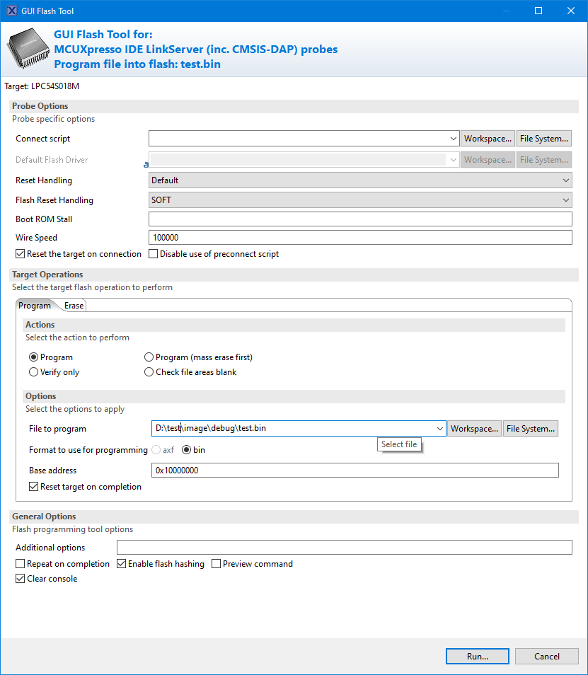 GUI Flash Tool and LPC Link2 max clock - NXP Community
