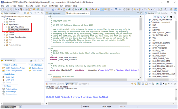 HOWTO: Use FlashSDK to add support for QuadSPI flash memory devices for ...