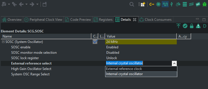question on external crystal oscillator - NXP Community