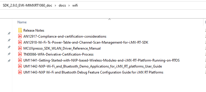 RT1060 with Wi-Fi® modules driver - NXP Community