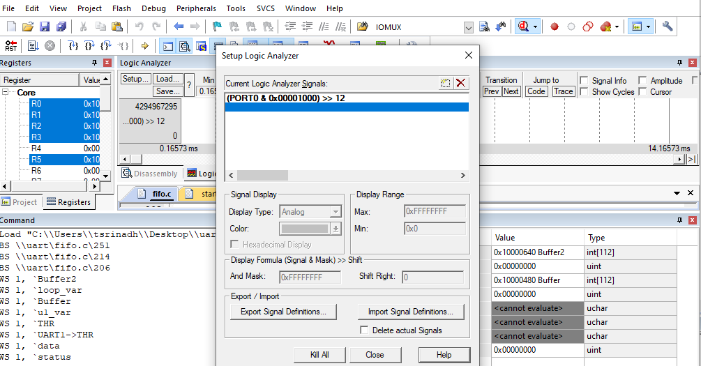 KEIL Logic Analyzer setup for imxrt1024 - NXP Community
