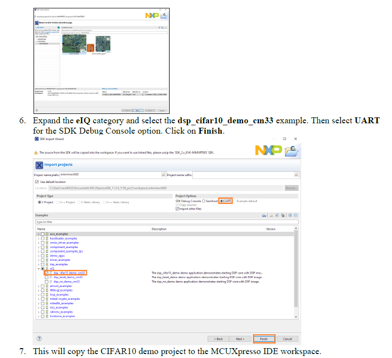Solved: EVK-MIMXRT685 eIQ Glow for RT685 Lab CIFAR-10 example build error - NXP Community