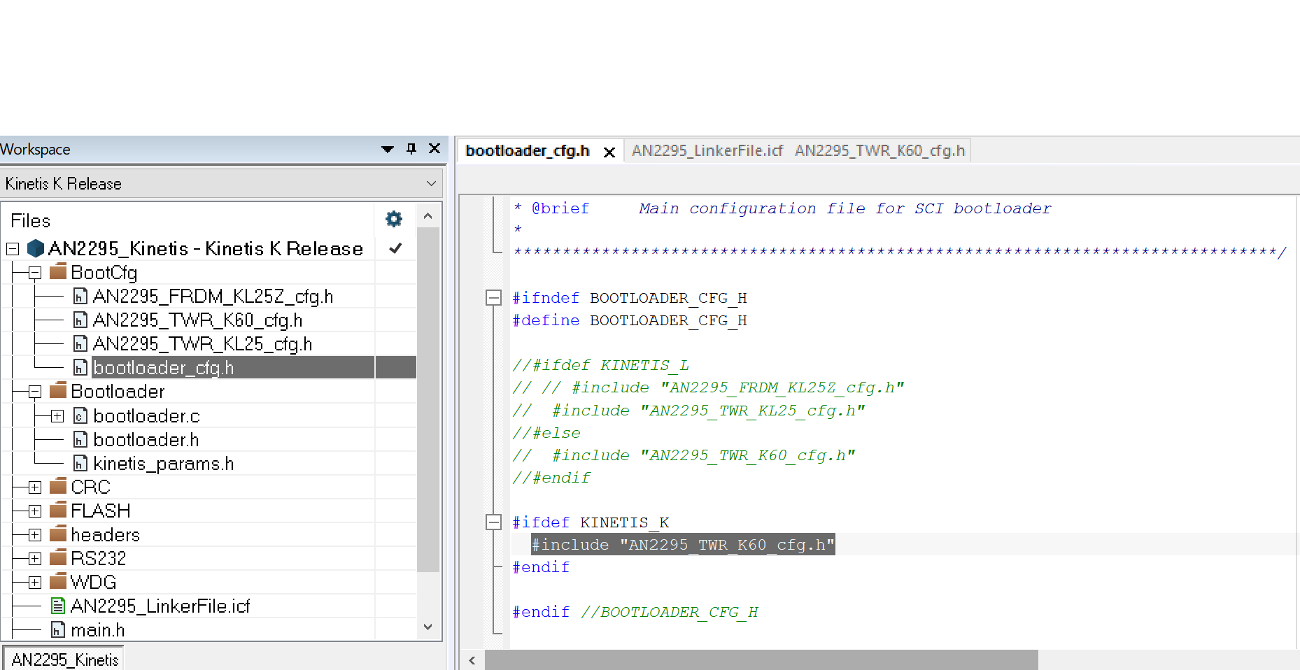 problems in implementing serial bootloader in Kinetis K50 MCU - NXP Community