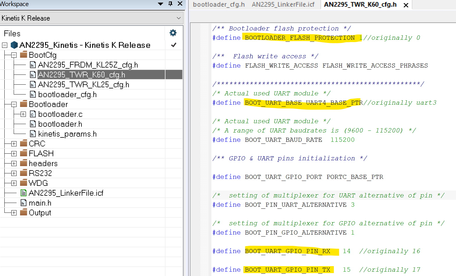 problems in implementing serial bootloader in Kinetis K50 MCU - NXP Community