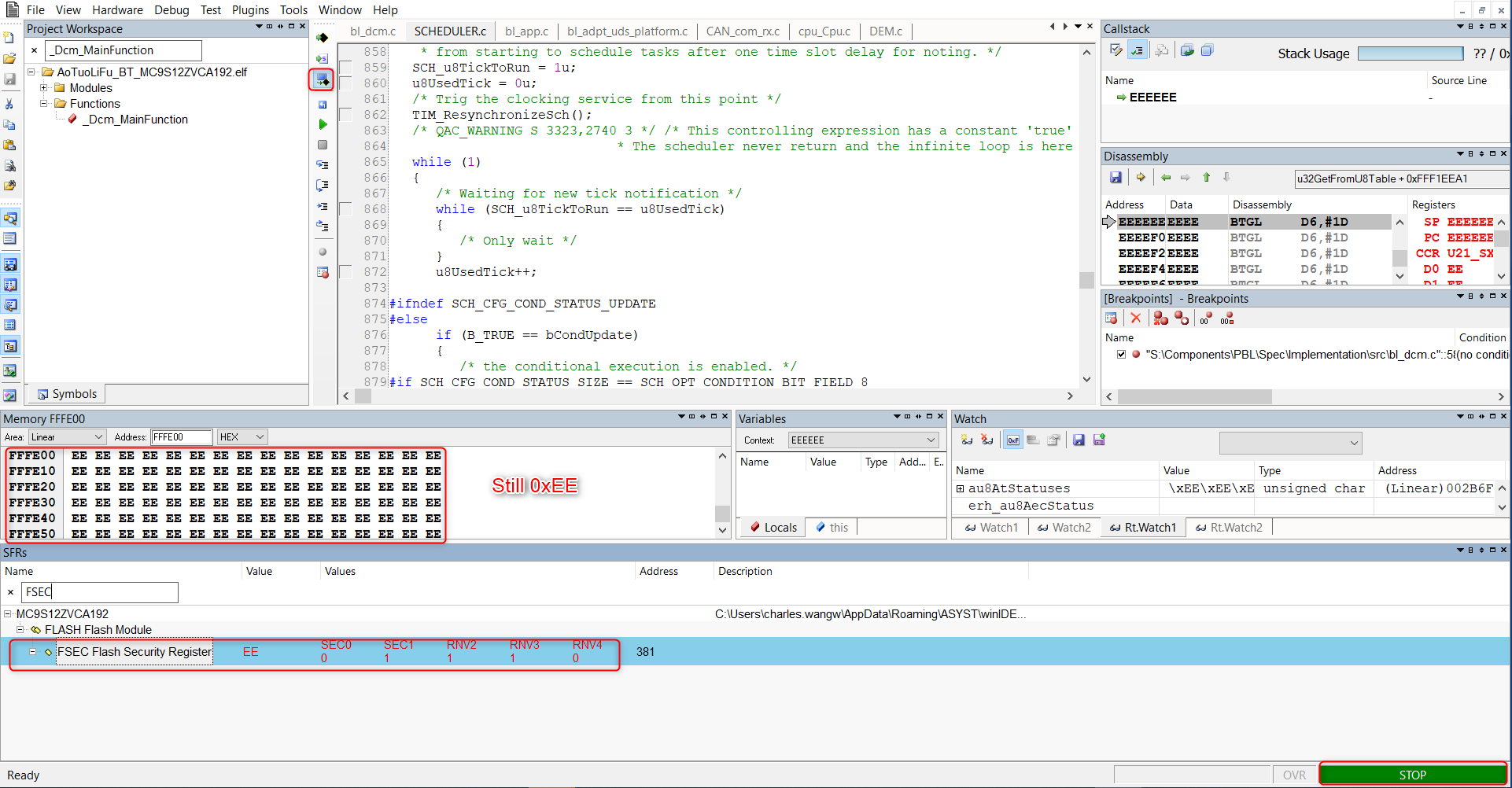 S12Z unsecure - NXP Community