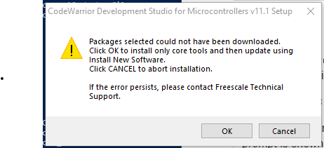Solved: Issue running silent install of CodeWarrior for MCUs - NXP Community