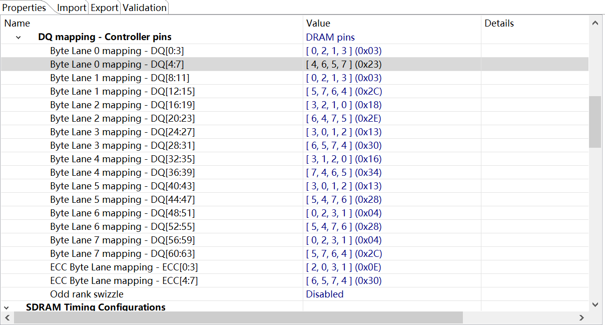 DDR4 DQ mapping register config - NXP Community
