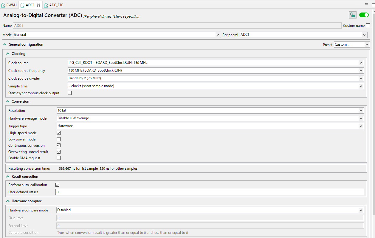 Solved: i.MX RT1062: How to set hardware timing and synchronization for PWM and ADC using Config ...