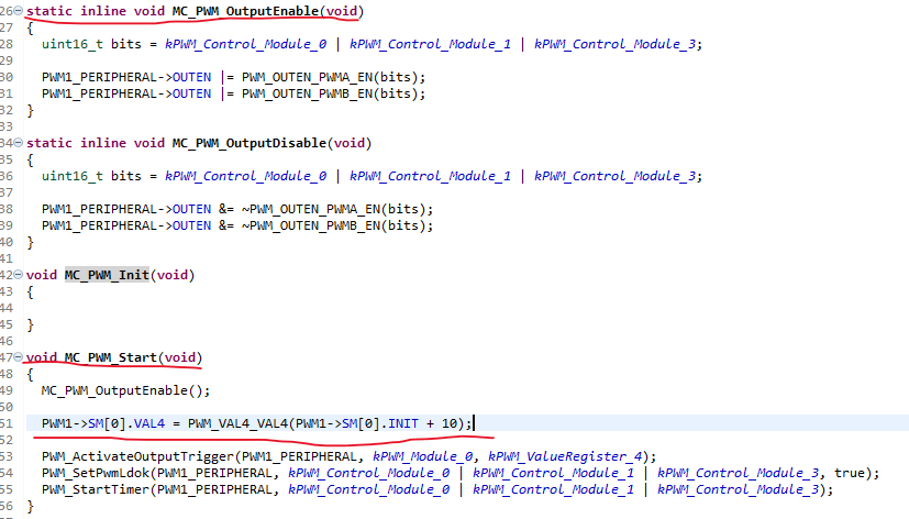 Solved: i.MX RT1062: How to set VAL4 compare value for PWM and ADC synchronization - NXP Community