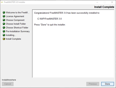 FreeMASTER 3.0 - 安装指南 - NXP Community
