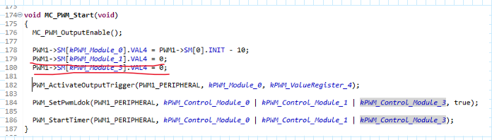 Solved: i.MX RT1062: How to set VAL4 compare value for PWM and ADC synchronization - NXP Community