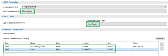 Creating Secure and Non-Secure projects - NXP Community