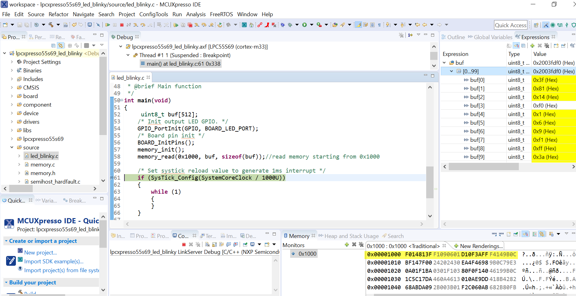 LPC55Sxx Flash读取遇到HardFault该如何解决？ - NXP Community