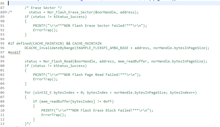 imx rt 1020 writing to flash wiped on reset? - NXP Community