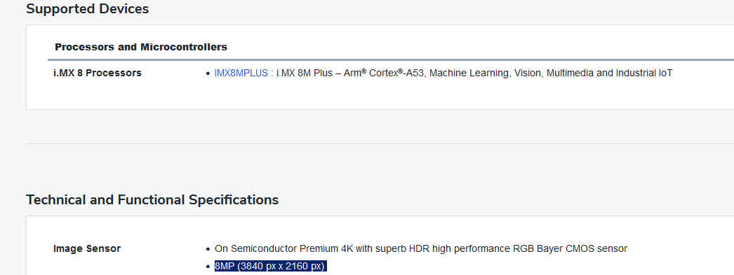 imx8m plus isp maximum resolution - NXP Community