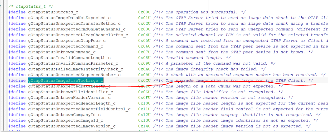 关于QN9090 SDK2.6.3在现有工程添加OTA例程代码的问题 - NXP Community