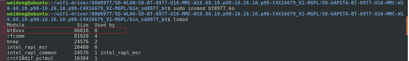 88W8977-BT : could not insert module bt8977.ko: Unknown symbol in ...