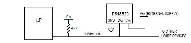 Measuring temperature using digital sensor DS18B20 and Arduino Multifunction Shield on FRDM K64F ...