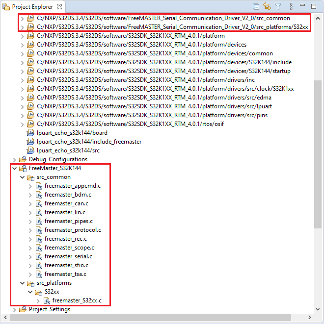 Solved: freemaster & S32K144 & S32DS-V-3.4 : No rule to make target - NXP Community