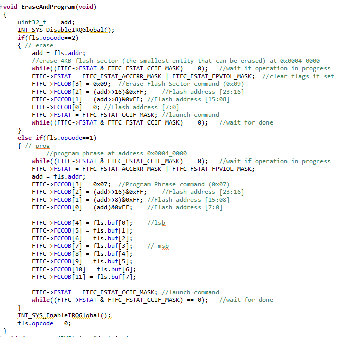 Flash Erase - NXP Community