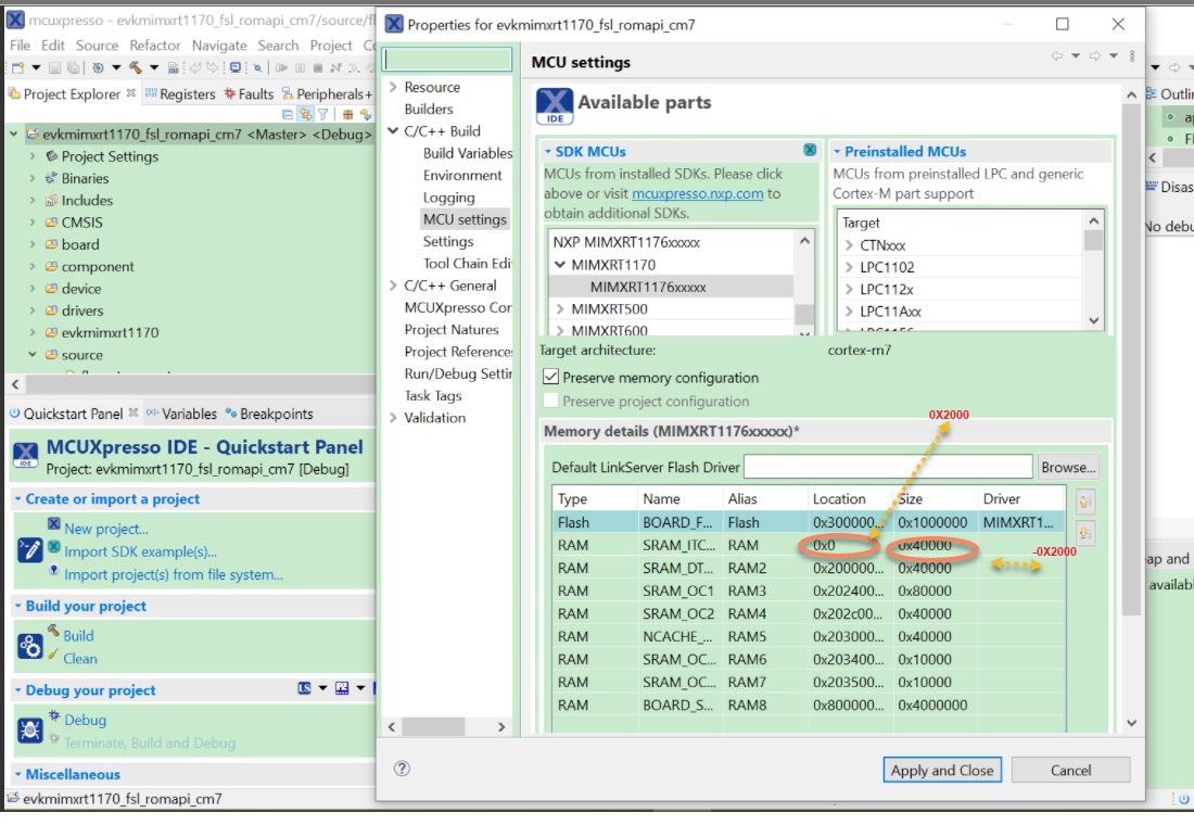 RT1170 EVK FSL ROM API - NXP Community