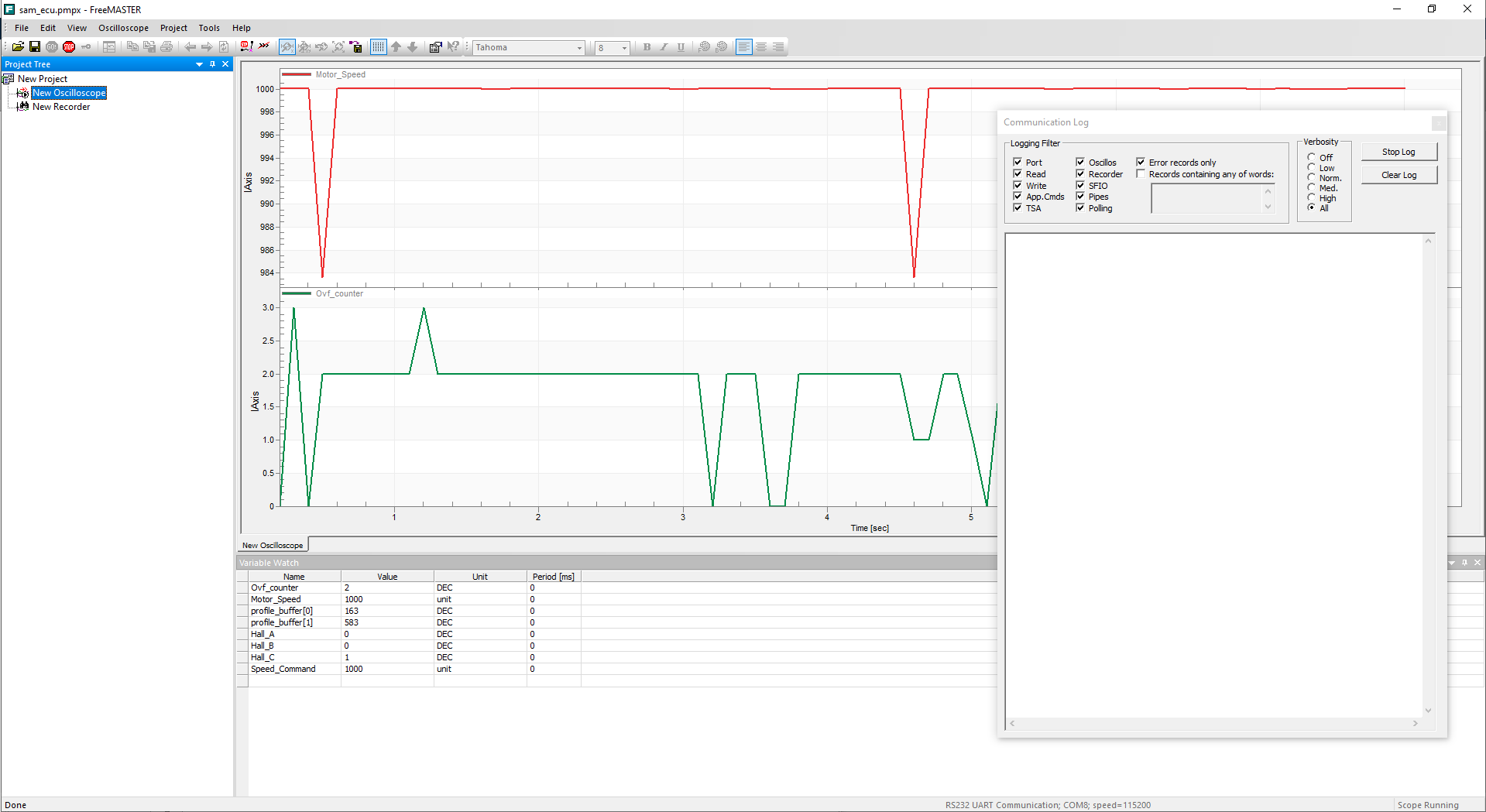Solved: Freemaster Timesout [ERROR code=0x80000101] with MBDT Examples - NXP Community