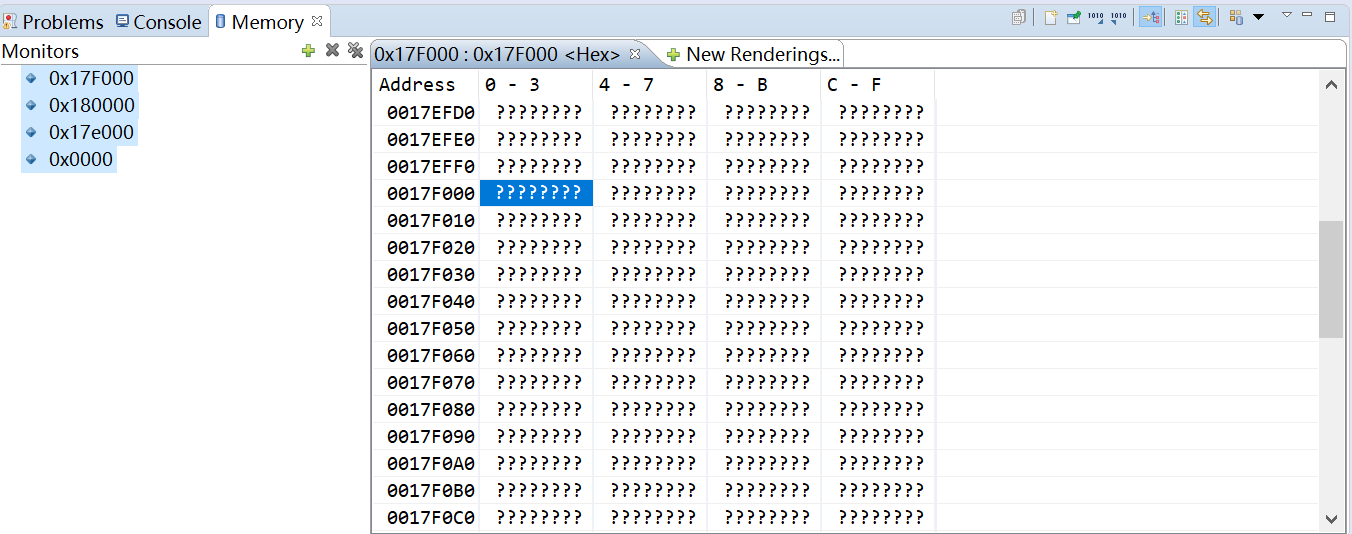 Solved: About Memory view windows - NXP Community