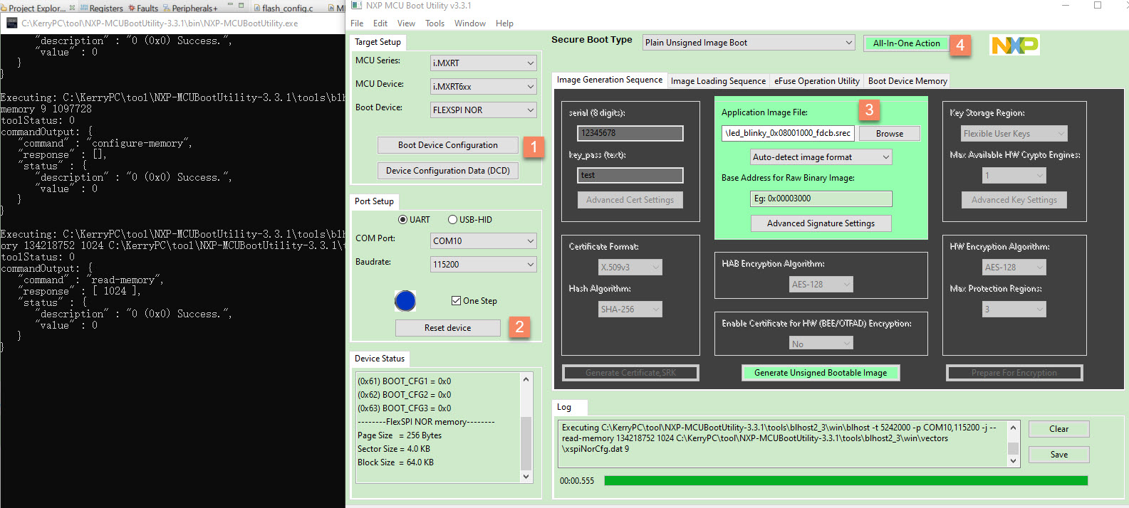 RT600 MCUXpresso JLINK debug QSPI flash - NXP Community