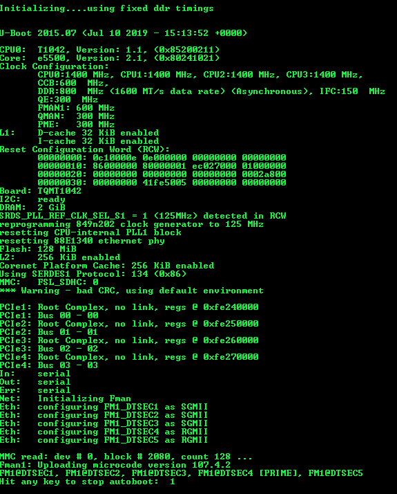 Determining T1042 timebase frequency - NXP Community