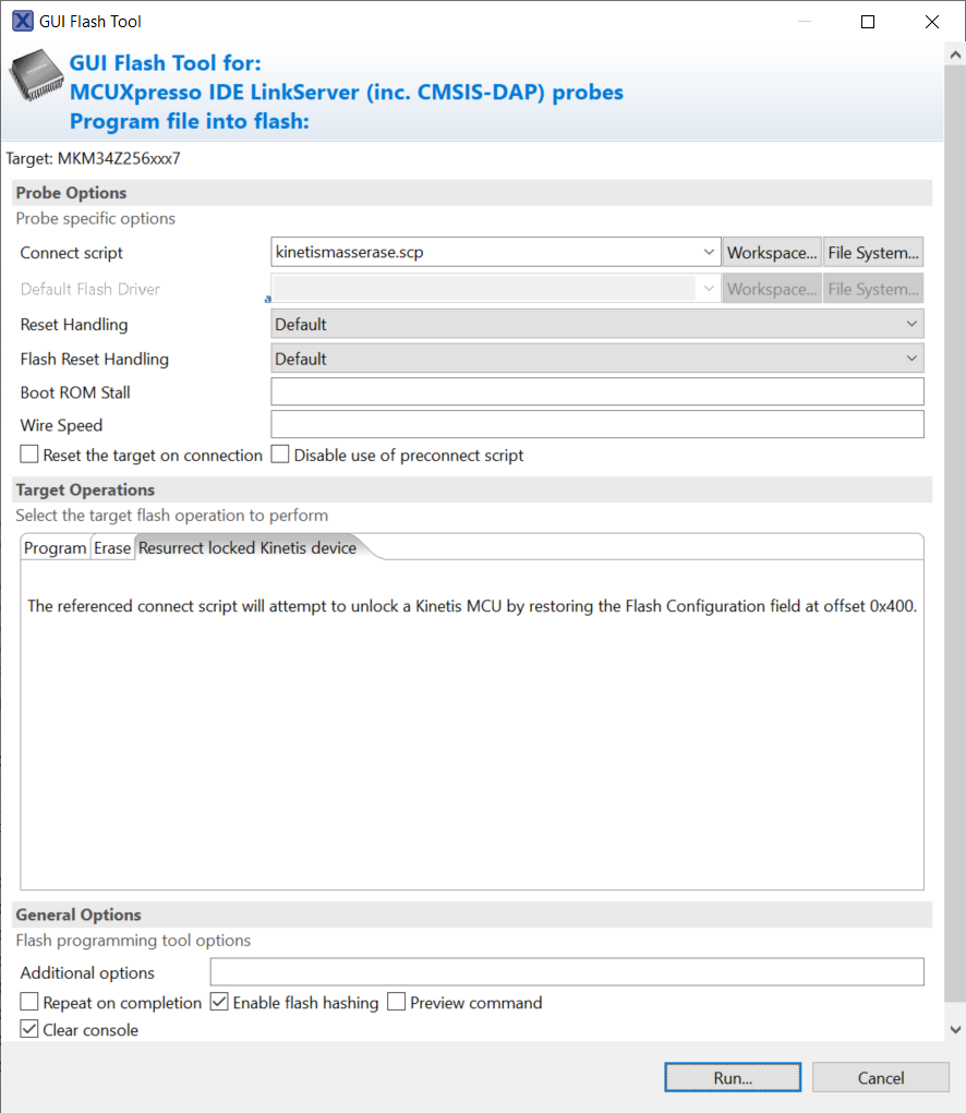 How to use MCU Link flash the MKM34Z265? - NXP Community
