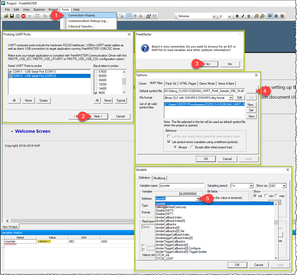 How to use FreeMaster SDKs in S32K3 RTD 0.9.0 - NXP Community