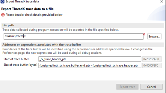 Debugging Azure RTOS applications using TraceX - NXP Community