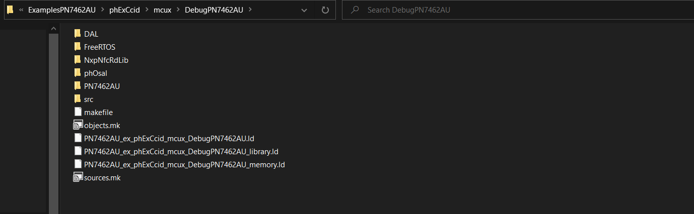 SW3683 example projects: .axf file not found - NXP Community
