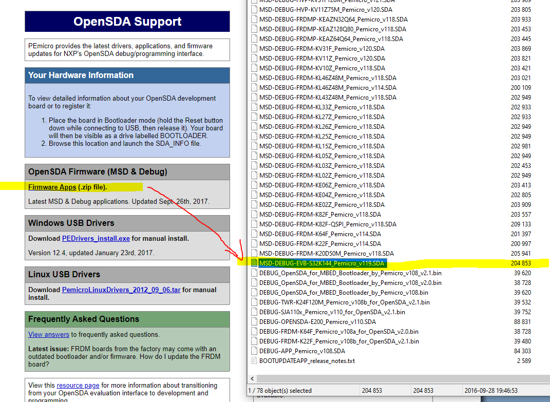 S32K144 OpenSDA issue - NXP Community
