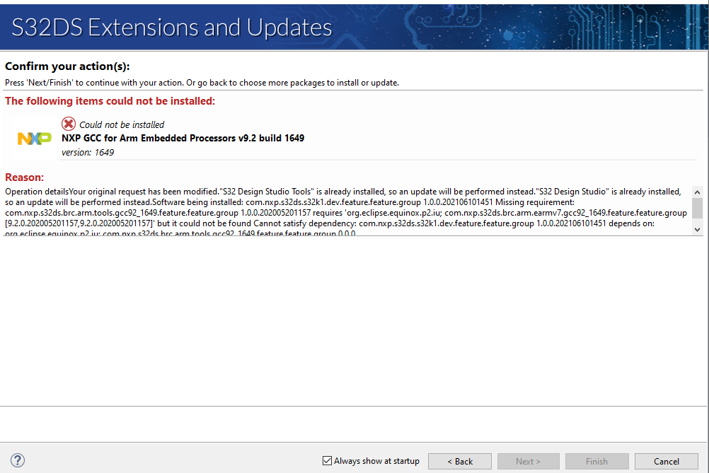 Unable to create New Project in S32 design studio - NXP Community