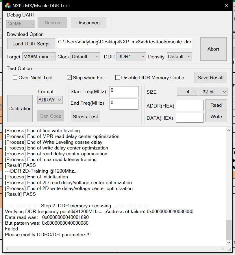 DDR4 training failed in 2400 - NXP Community