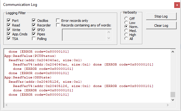 Solved: FreeMaster 3 randomly Error 0x80000101 (s32k344) - NXP Community