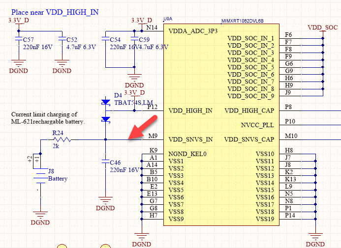 High Current Draw on SNVS_IN with imxrt 1062 - NXP Community