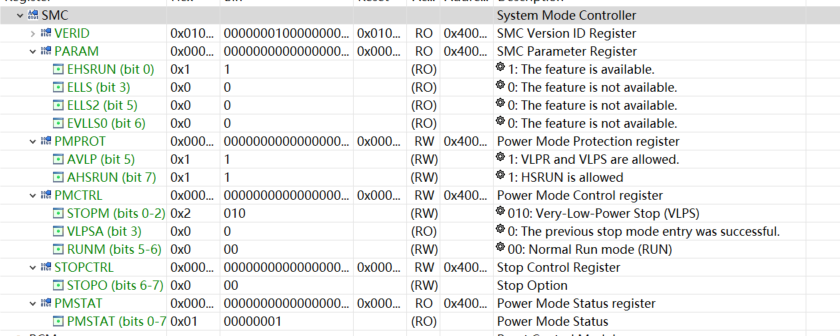 S32k148 Can Not Wakeup To Run Mode From Vlps Mode Config In Mcal Eb