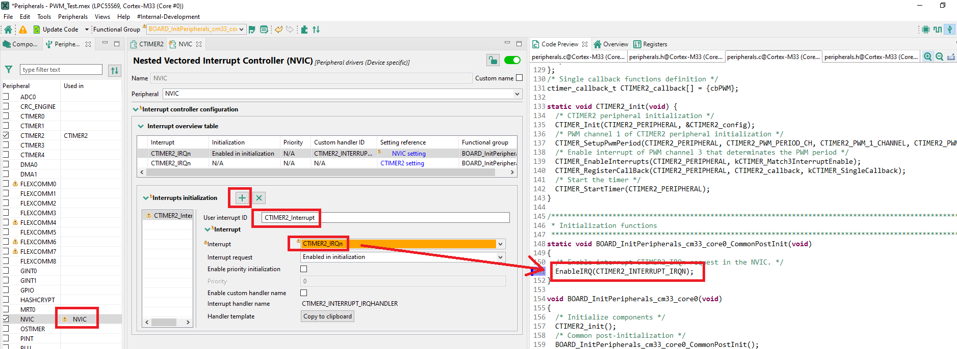 Lpc55s69 Ctimer Interrupt Initialization In Pwm Mode Bug Nxp Community