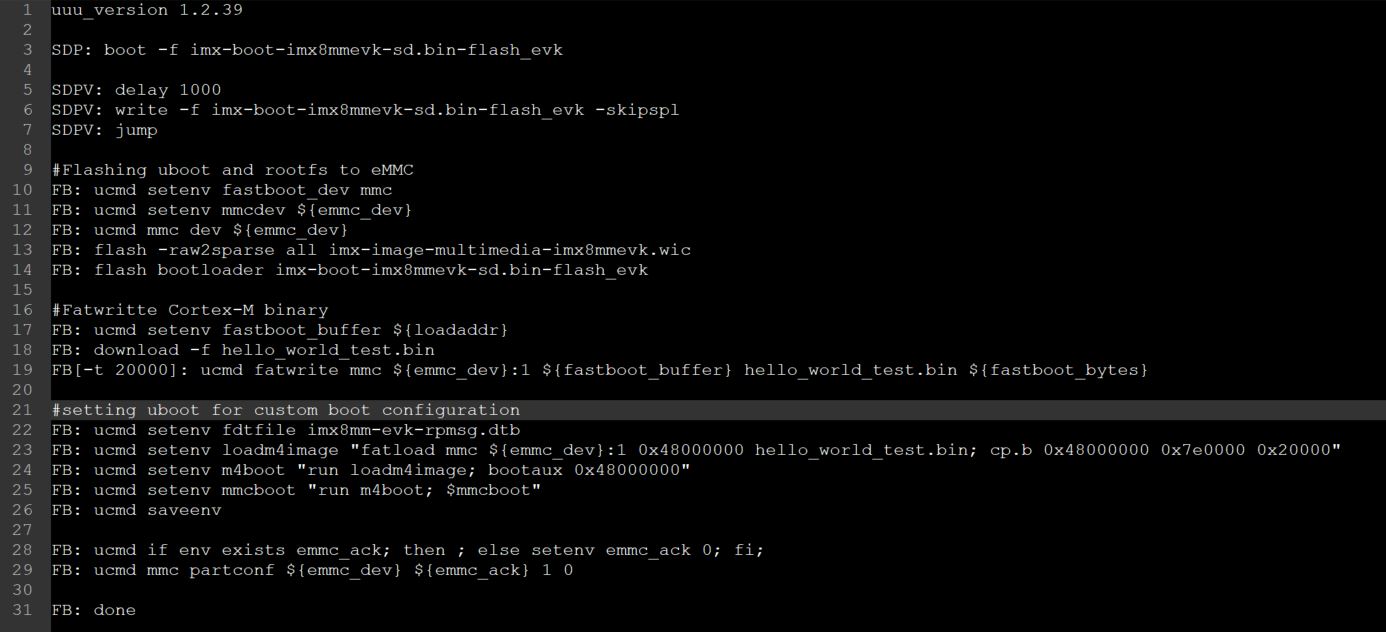 Creating and running a custom script for UUU - NXP Community